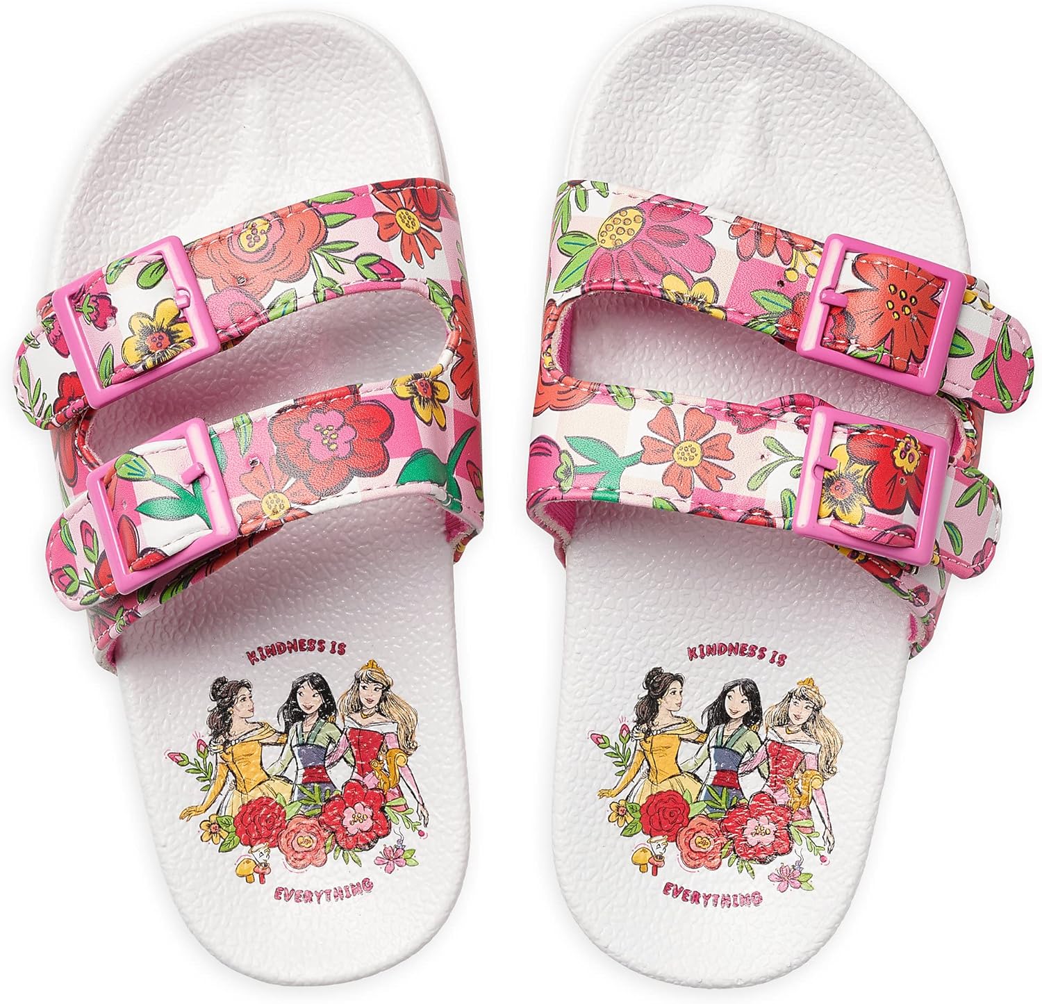 Amazon.com | Disney Princess Swim Slides for Kids 11/12 YTH ...