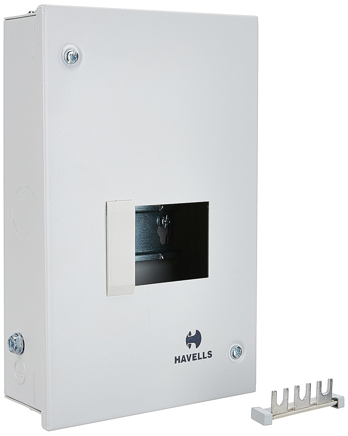 Havells Utility DB SPN SD QVE RG 4W Metal Single Door Distribution ...