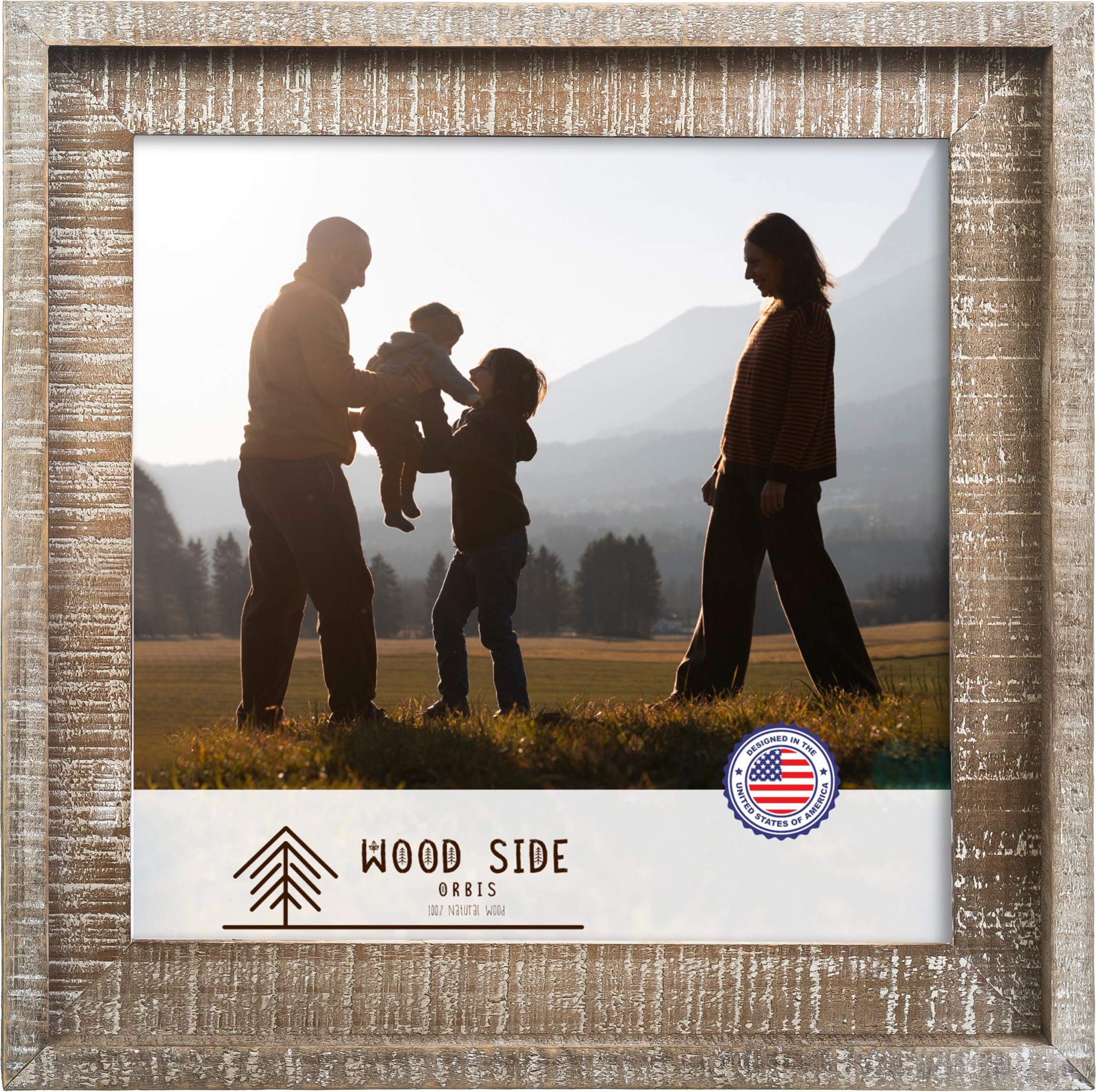 Rustic Frames Reclaimed Wooden Photo Frame Handmade In The UK By MöA