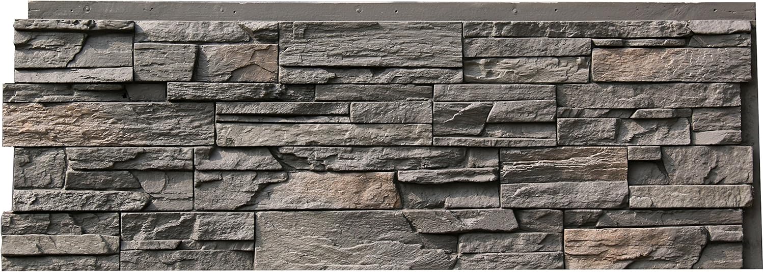 NextStone Polyurethane Faux Stone Siding Panel- Country Ledgestone ...