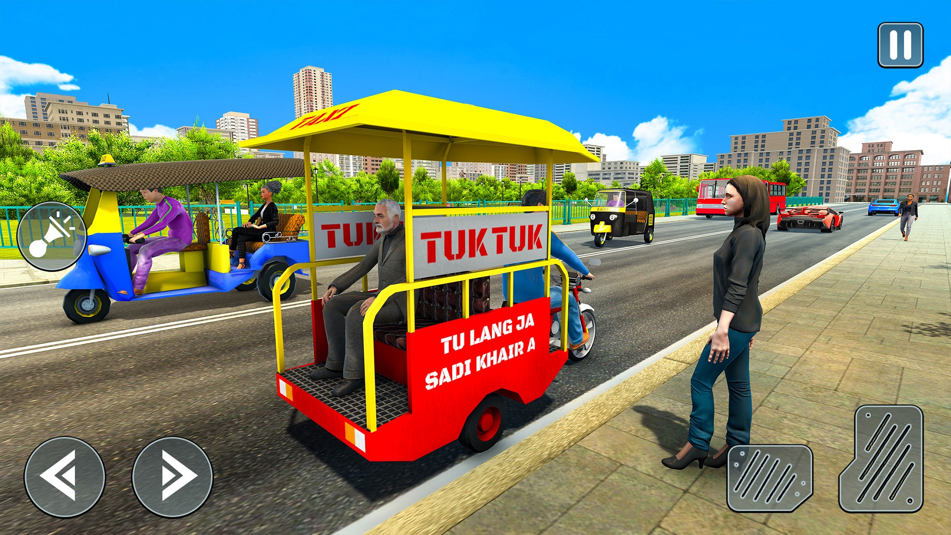 Tuk Tuk Public Transport Real Taxi Games 3D - Auto Rickshaw City Taxi ...