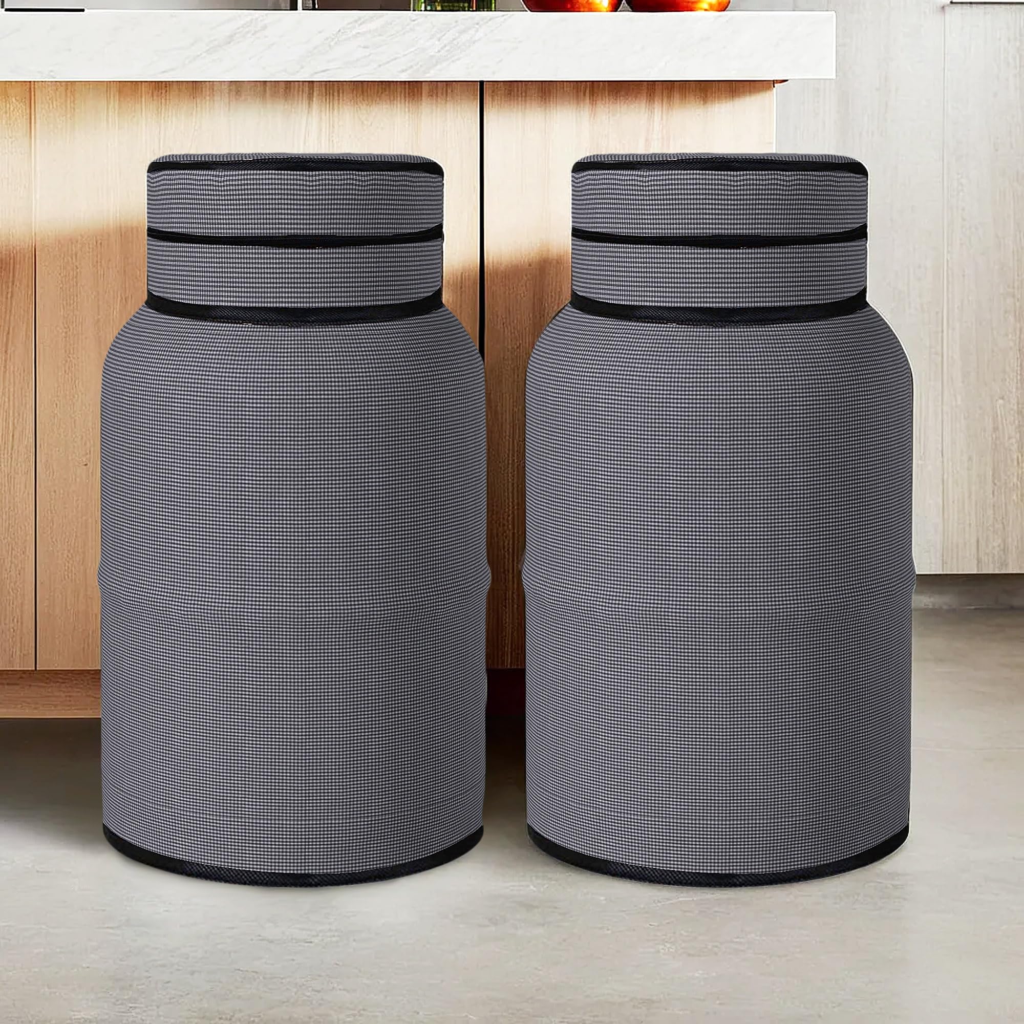 Kuber Industries Pack of 2 Cylinder Cover | Cylinder Cover for Kitchen ...
