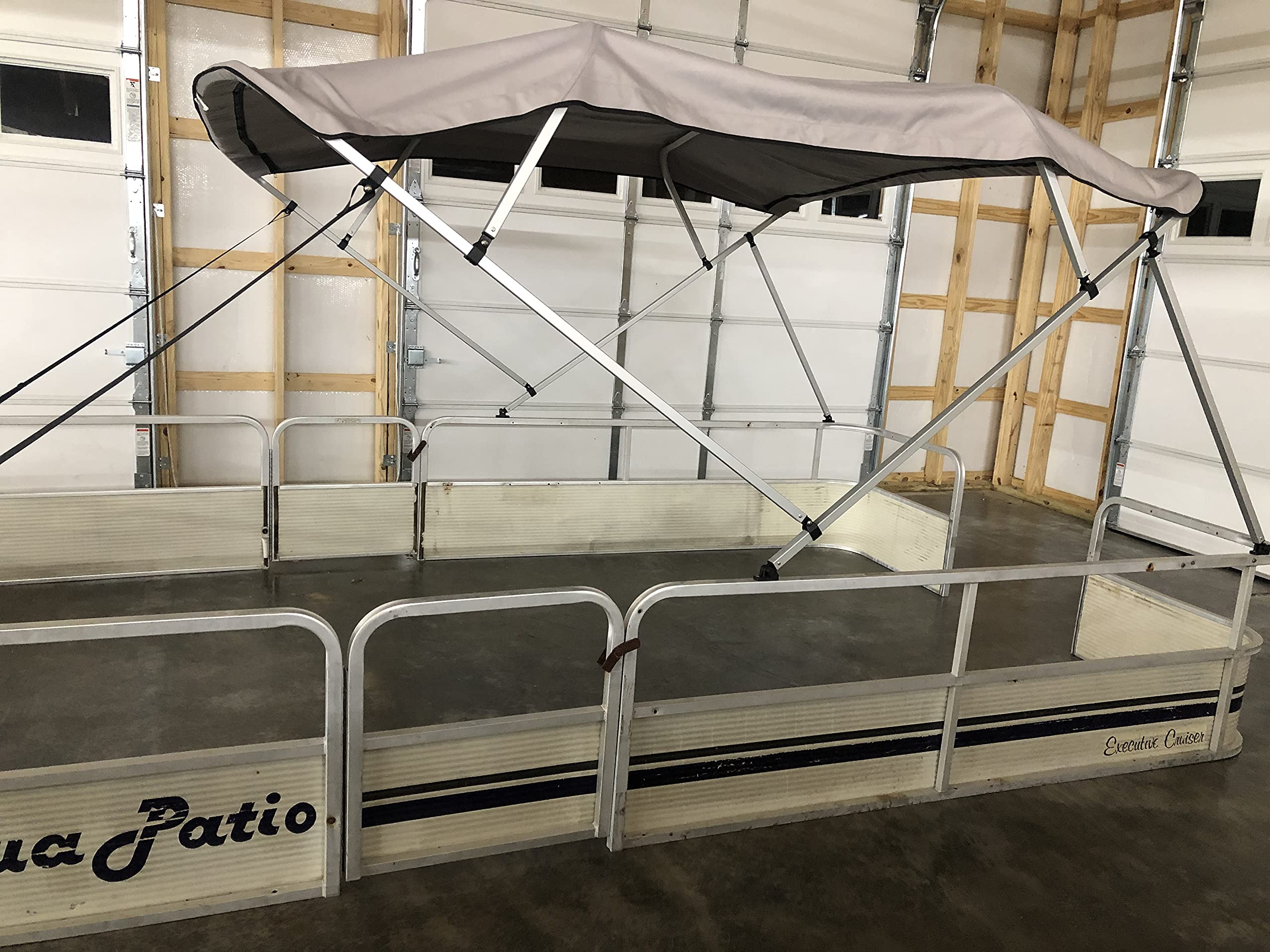 Pontoon Boat Canopy Frame New Pontoon Bimini Top Install How To