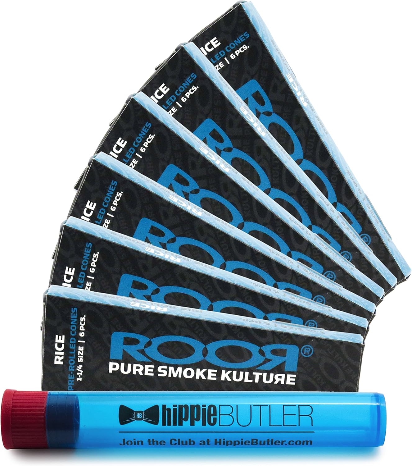 Amazon.com: UNGROL ROOR 1 1/4 Rice Pre-Rolled Cones (6 Packs) with ...