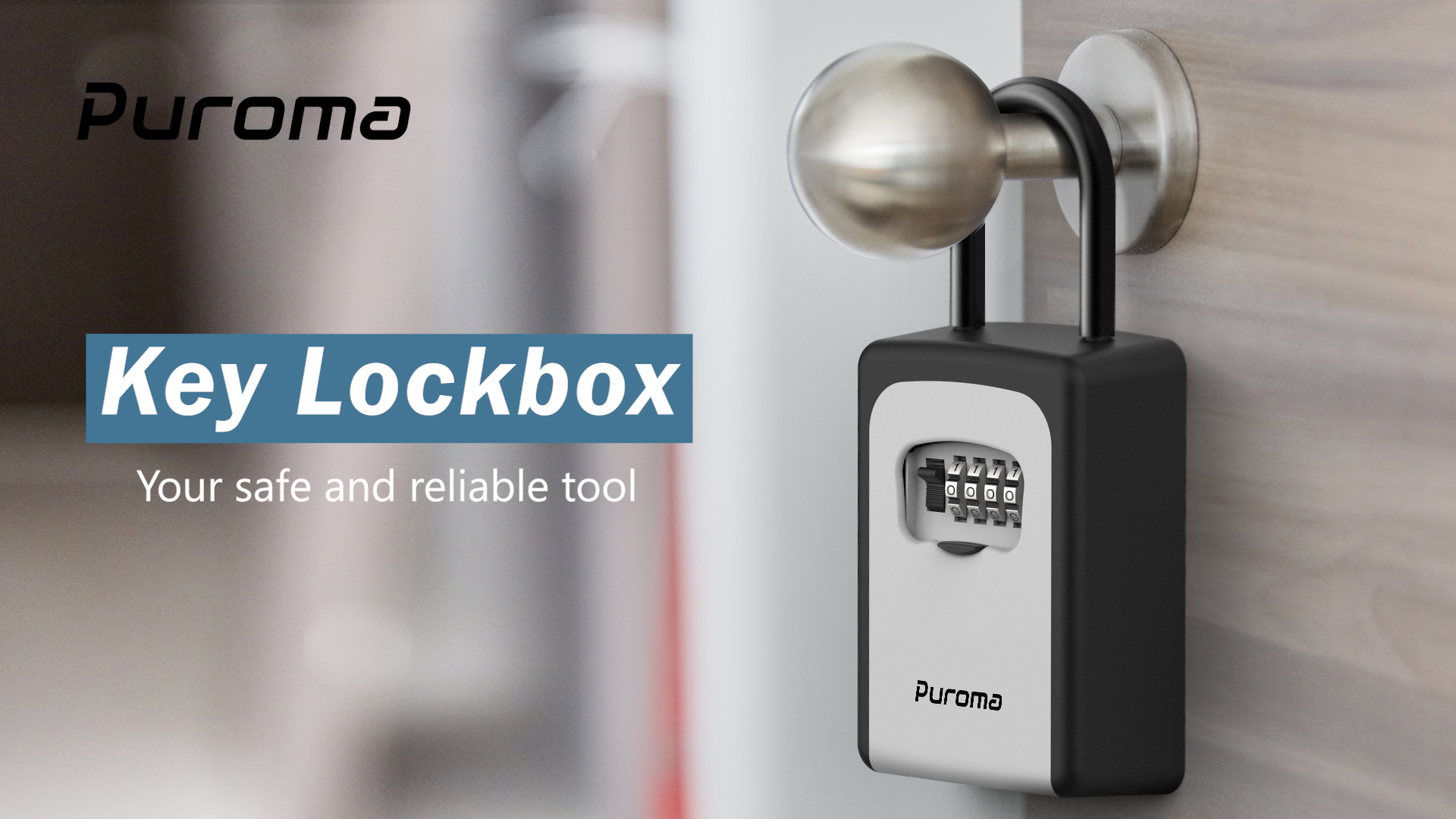 Watch Puroma Key Lock Box Waterproof Combination Key Lock box on Amazon ...