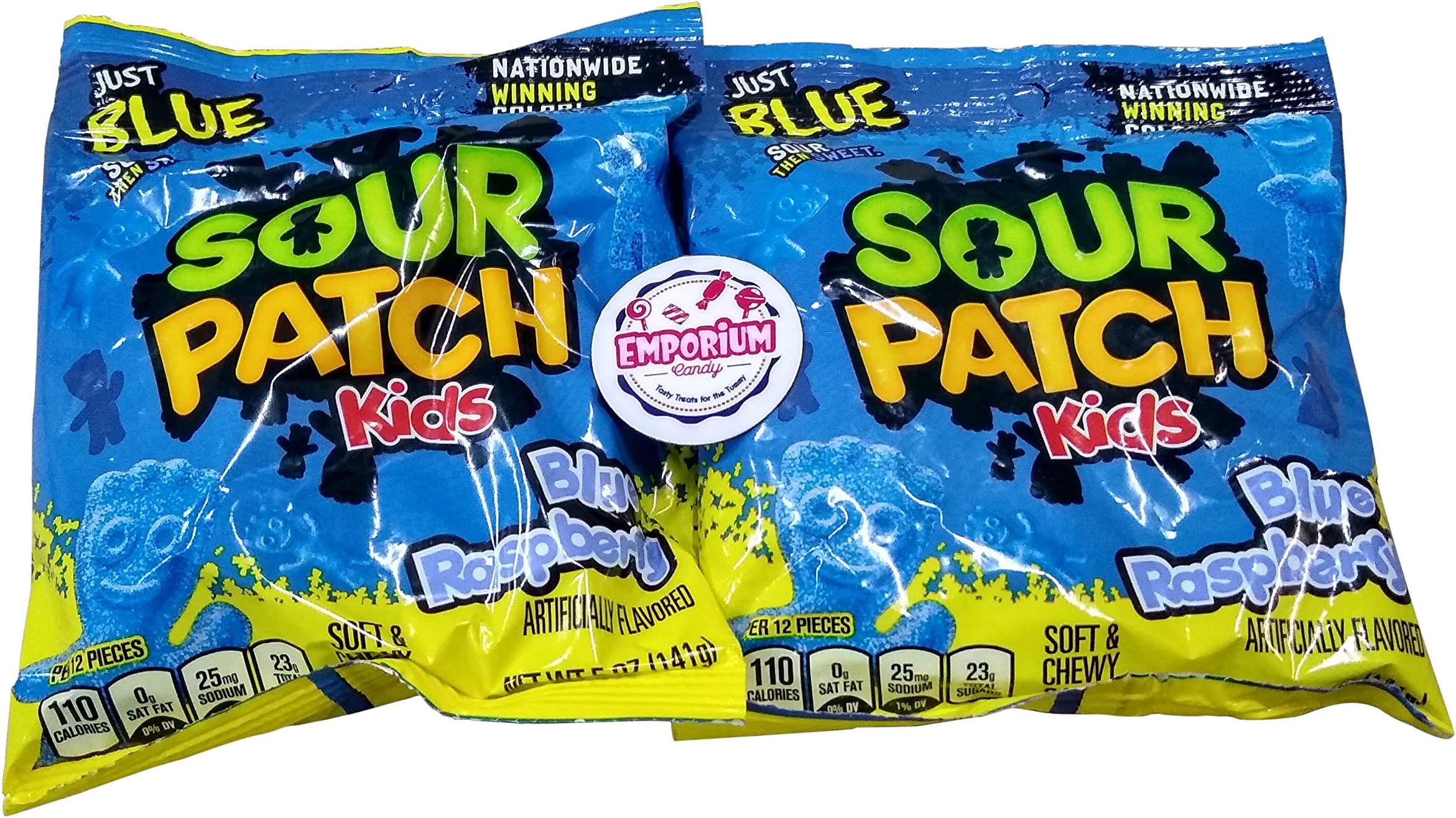 Amazon.com : Sour Patch Kids Blue Raspberry Candy, Nationwide Winning ...