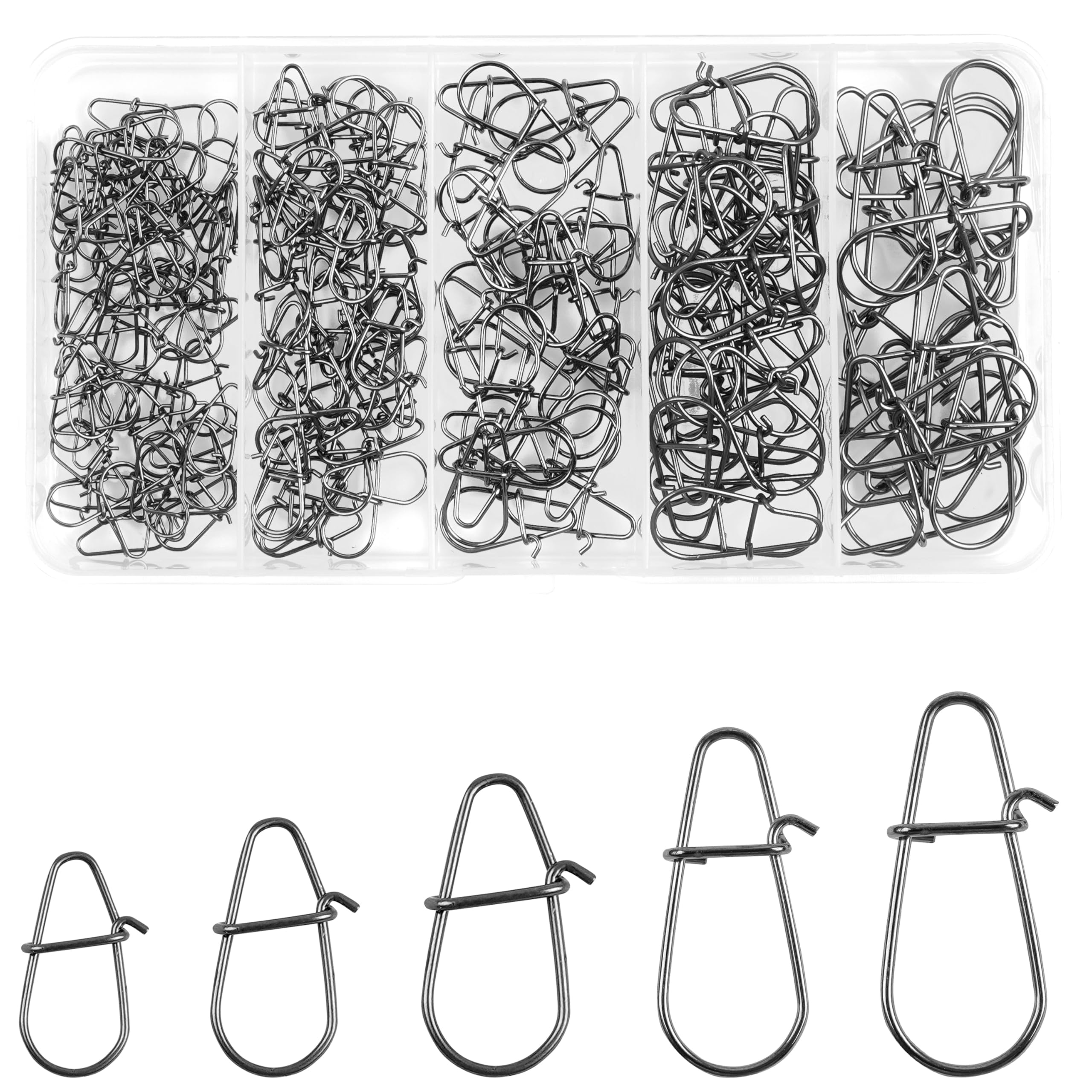 Amazon.com : OROOTL Fishing Crankbait Snaps, 200PCS Fishing Clip Snaps ...