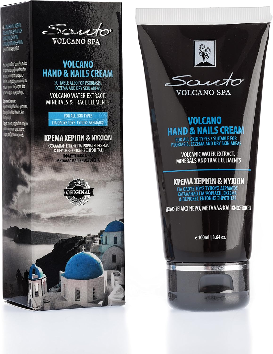 Santo Volcano Hand & Nail Cream 100ml : Amazon.co.uk: Beauty