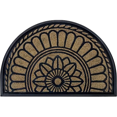 Amazon.com : Mibao Half Round Door Mat, 24" x 36", Outdoor Door Mats ...
