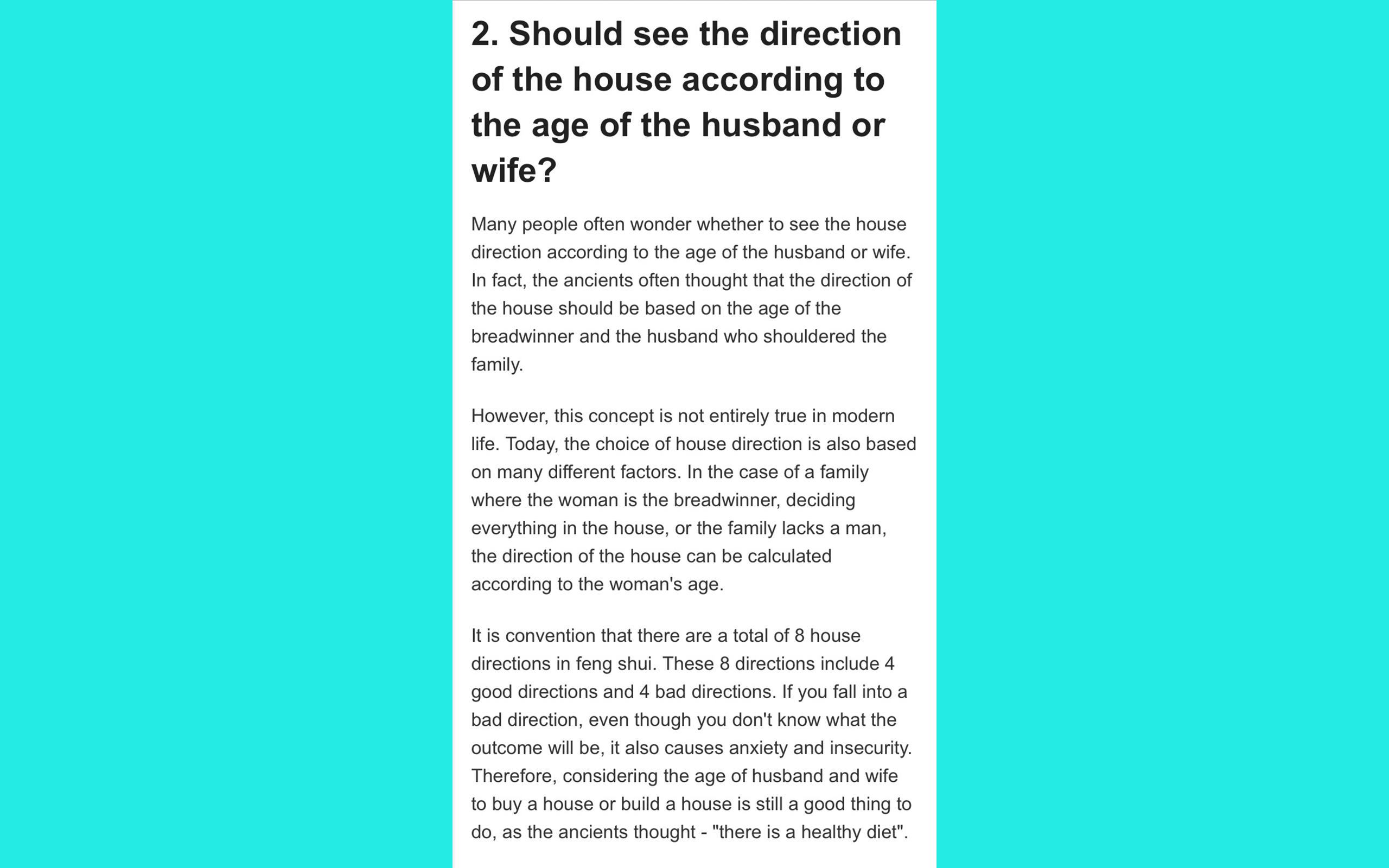 HOW TO SEE THE DIRECTION OF THE HOUSE BY AGE GUIDE - App on Amazon Appstore