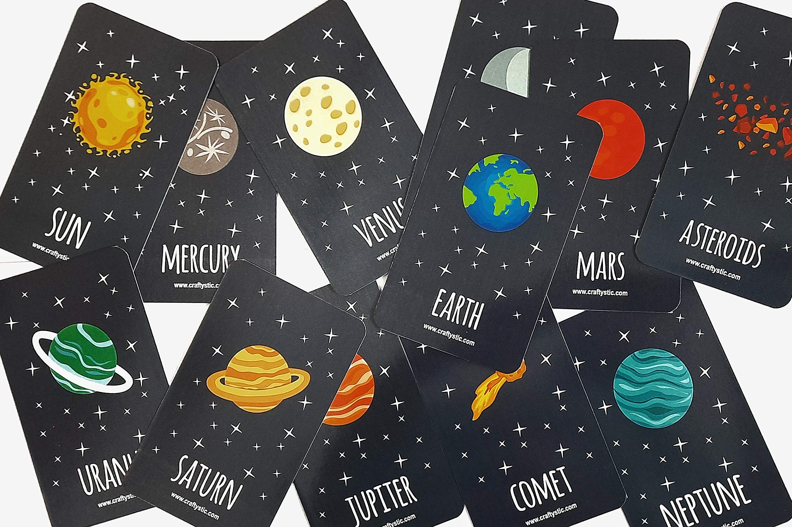 Solar System Flash Cards Freebie