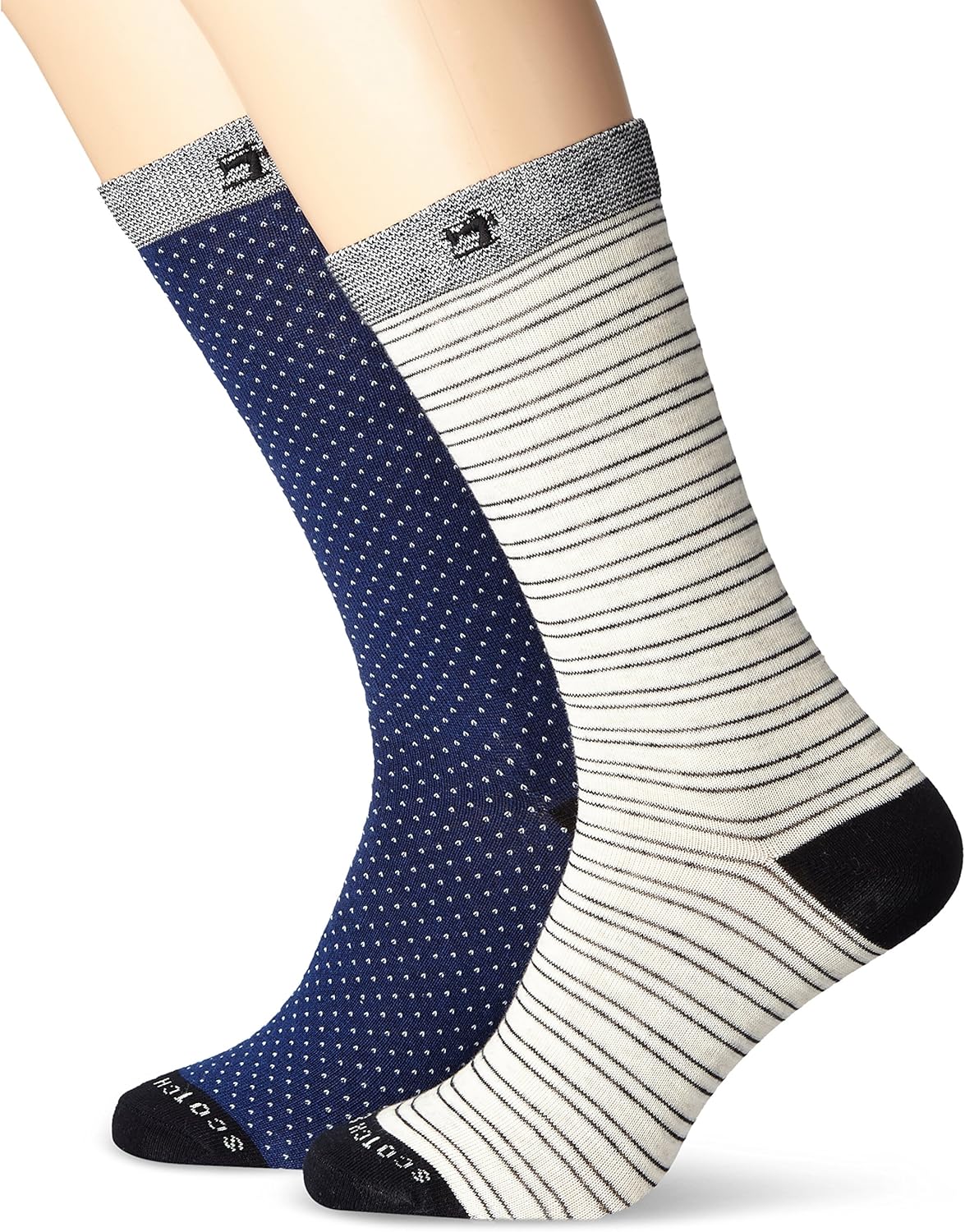 Amazon.com: Scotch & Soda Men's Classic Socks (2 Packs), Combo B, 43-46 ...
