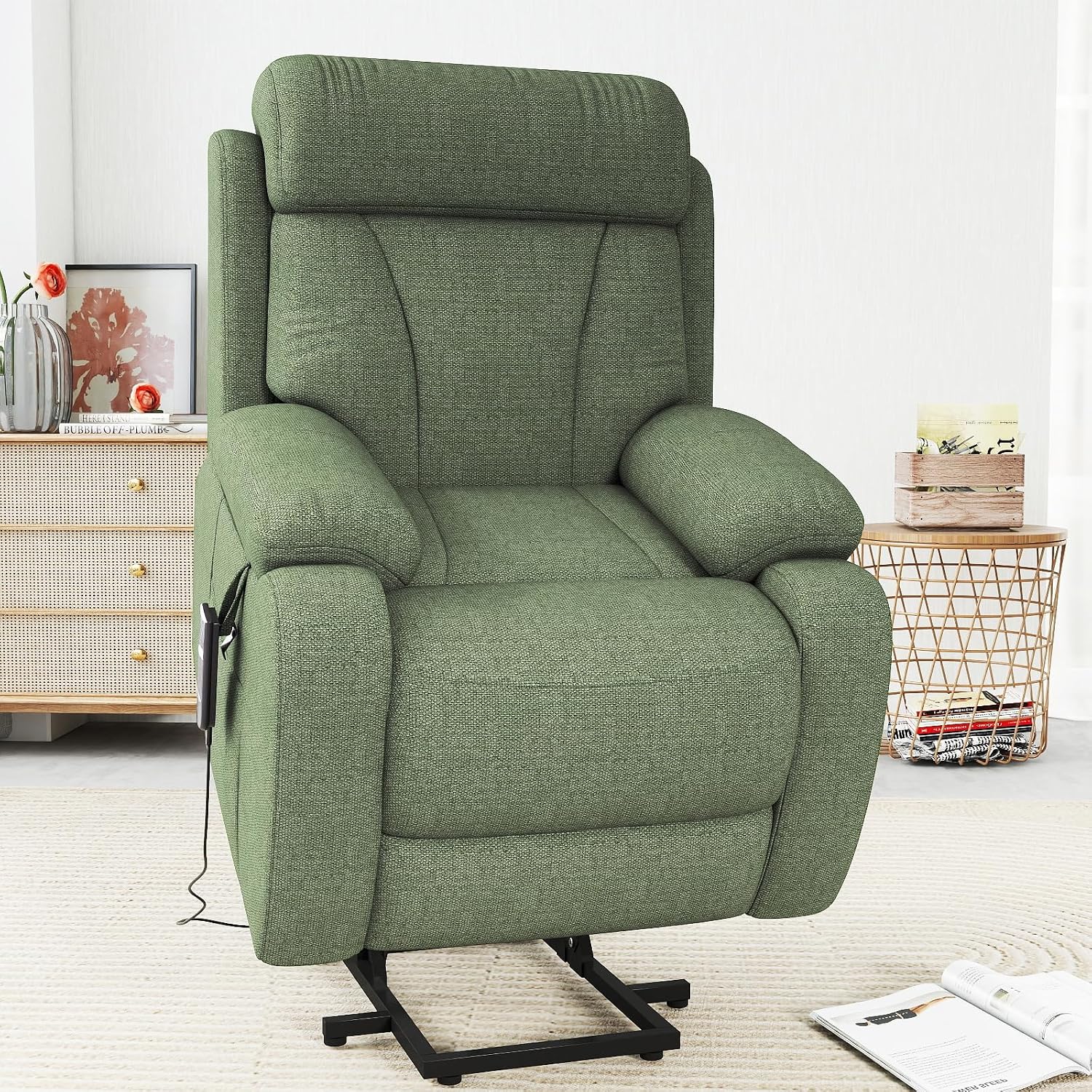 Amazon.com: extrasleep Power Lift Recliner Chair with Remote Control ...