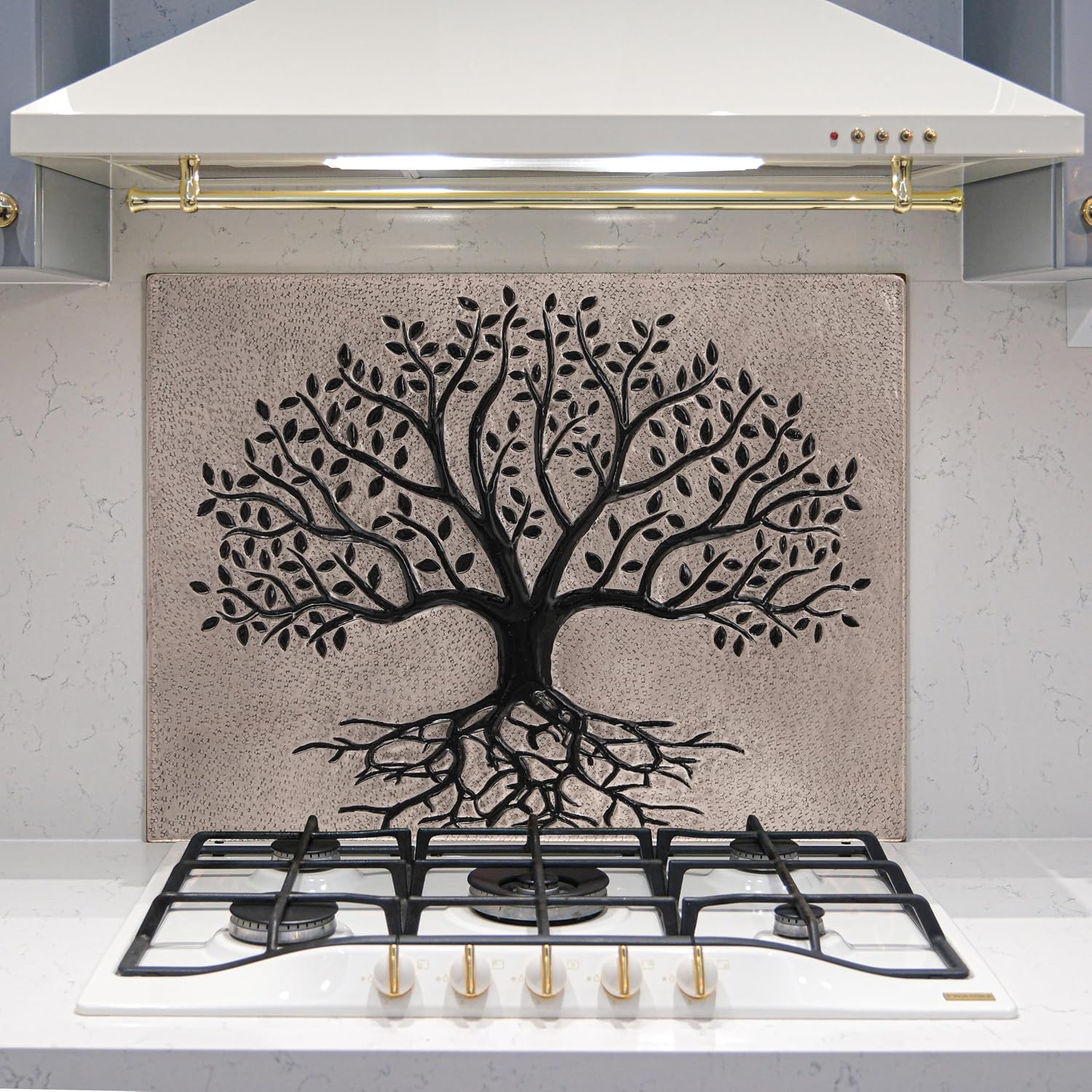 Amazon.com: Handmade Copper Kitchen Backsplash Tiles, Tree of Life with ...