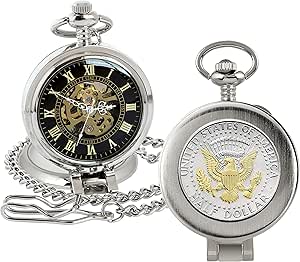 Amazon.com: American Coin Treasures U.S. Coin Pocket Watch with ...