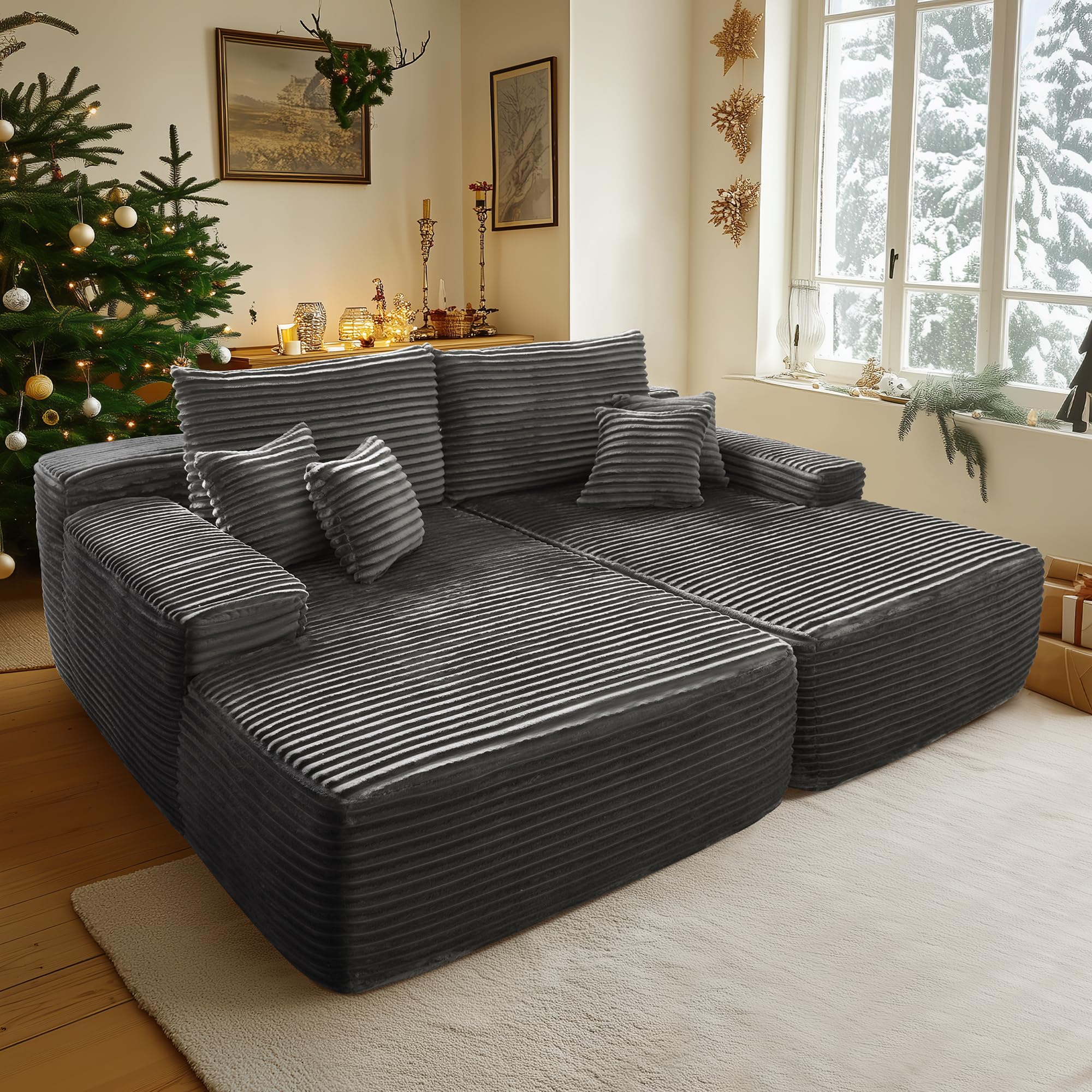 Amazon.com: ALTRIGUS Cloud Chaise Lounge Chair Indoor, Cozy Single ...