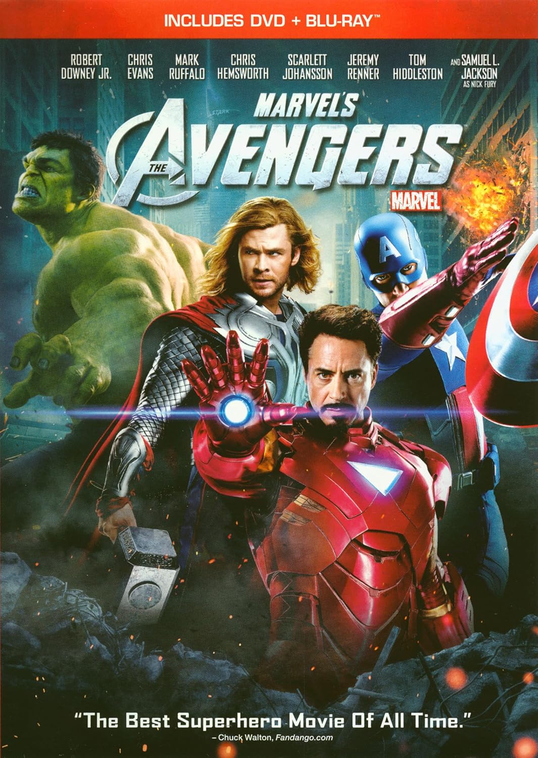 Amazon.com: Marvel's The Avengers (Two-Disc Blu-ray/DVD Combo in DVD ...