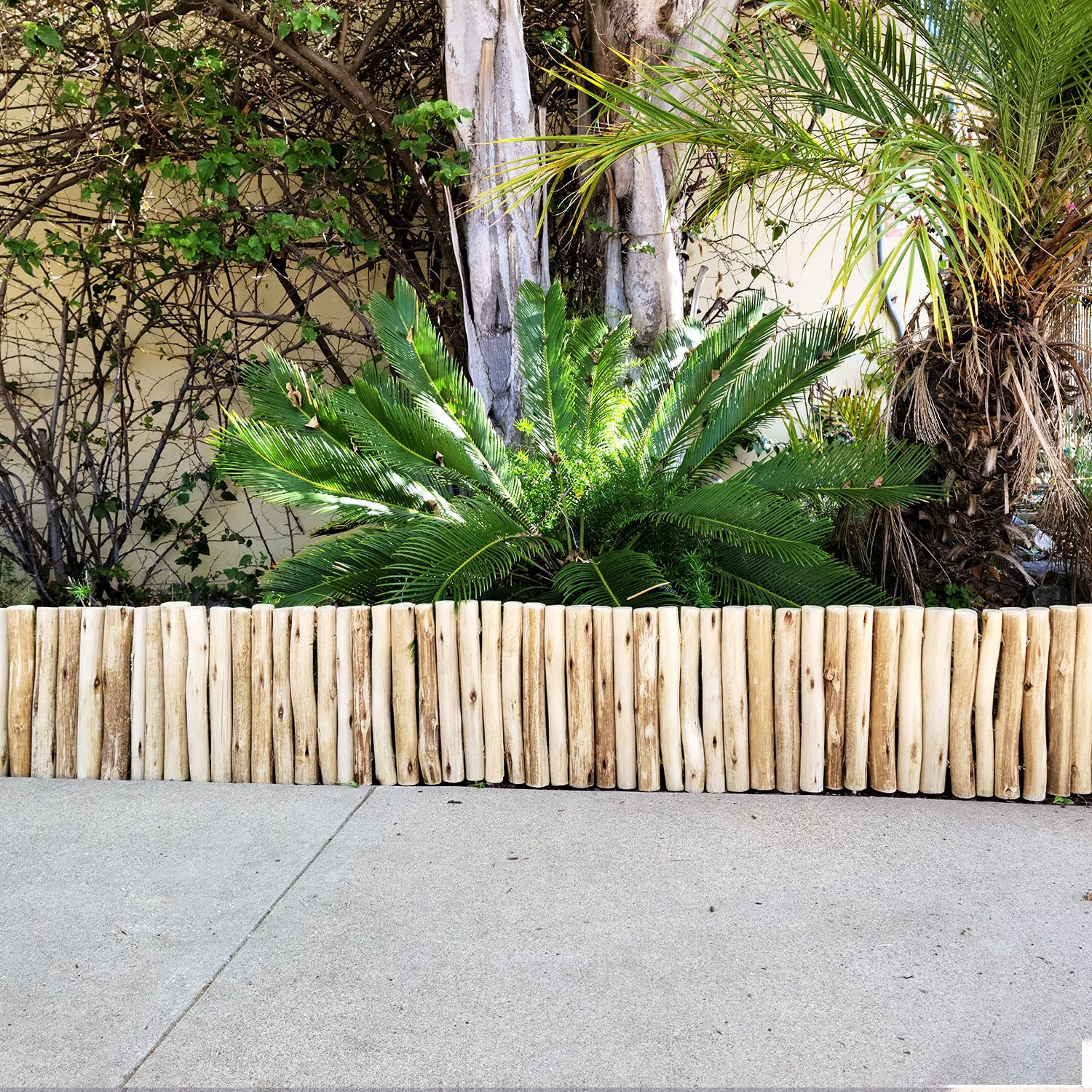 Buy FOREVER BAMBOO Natural Eucalyptus Wood Solid Log for Landscaping ...