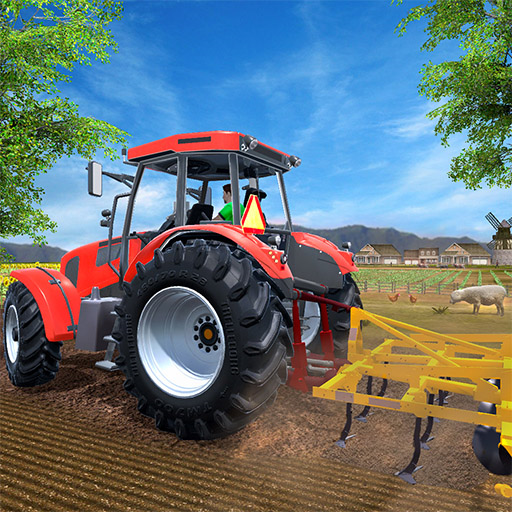 Harvest Crops Farming : Happy Harvester tractor with sharp blades & power engine - App on Amazon ...