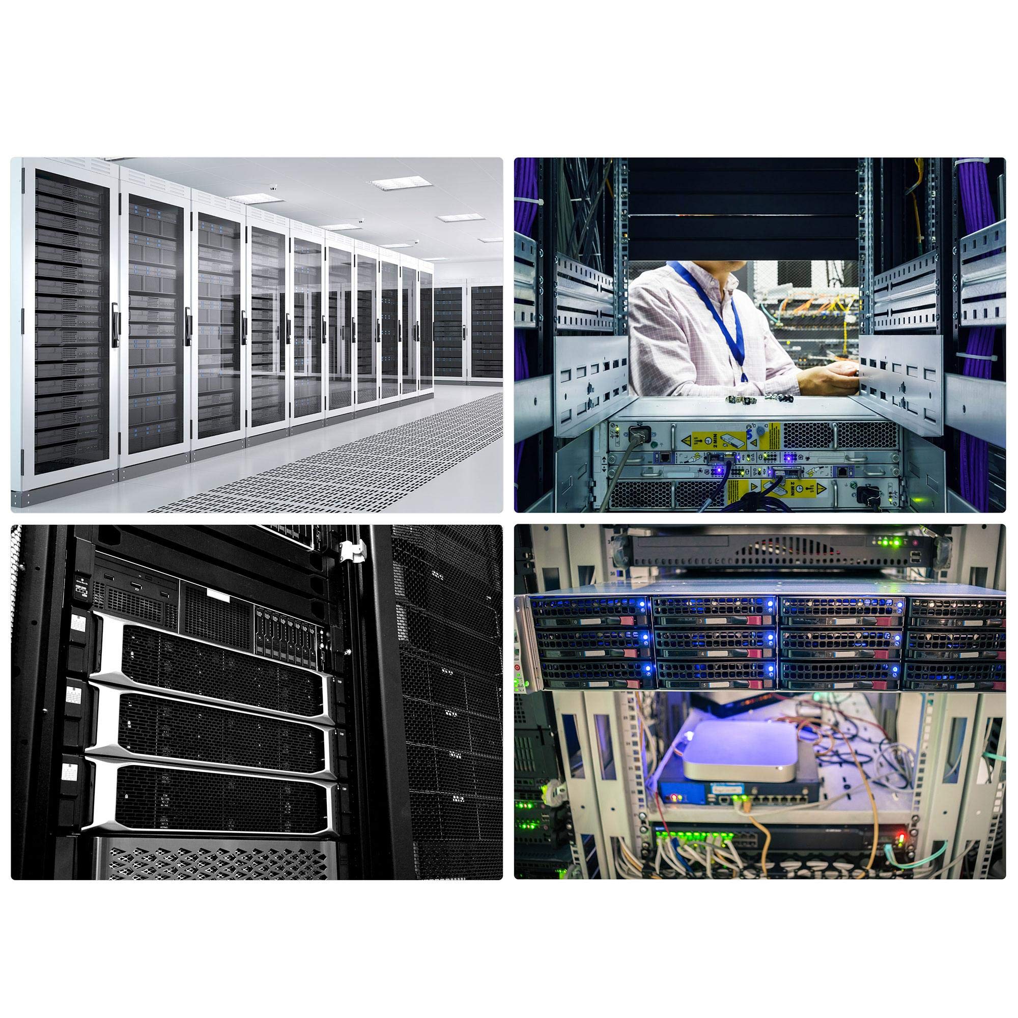 Buy uxcell 3U Blank Rack Mount Panel Spacer with Venting for 19-Inch ...