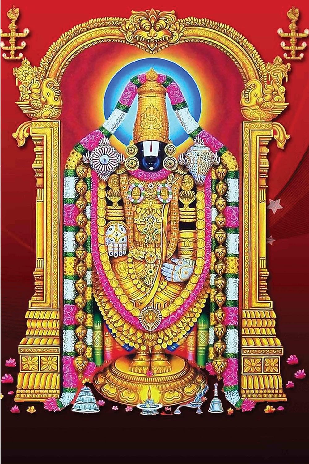 Hindu Religious Sticker Poster|Lord Balaji Wall Poster|Poster For ...