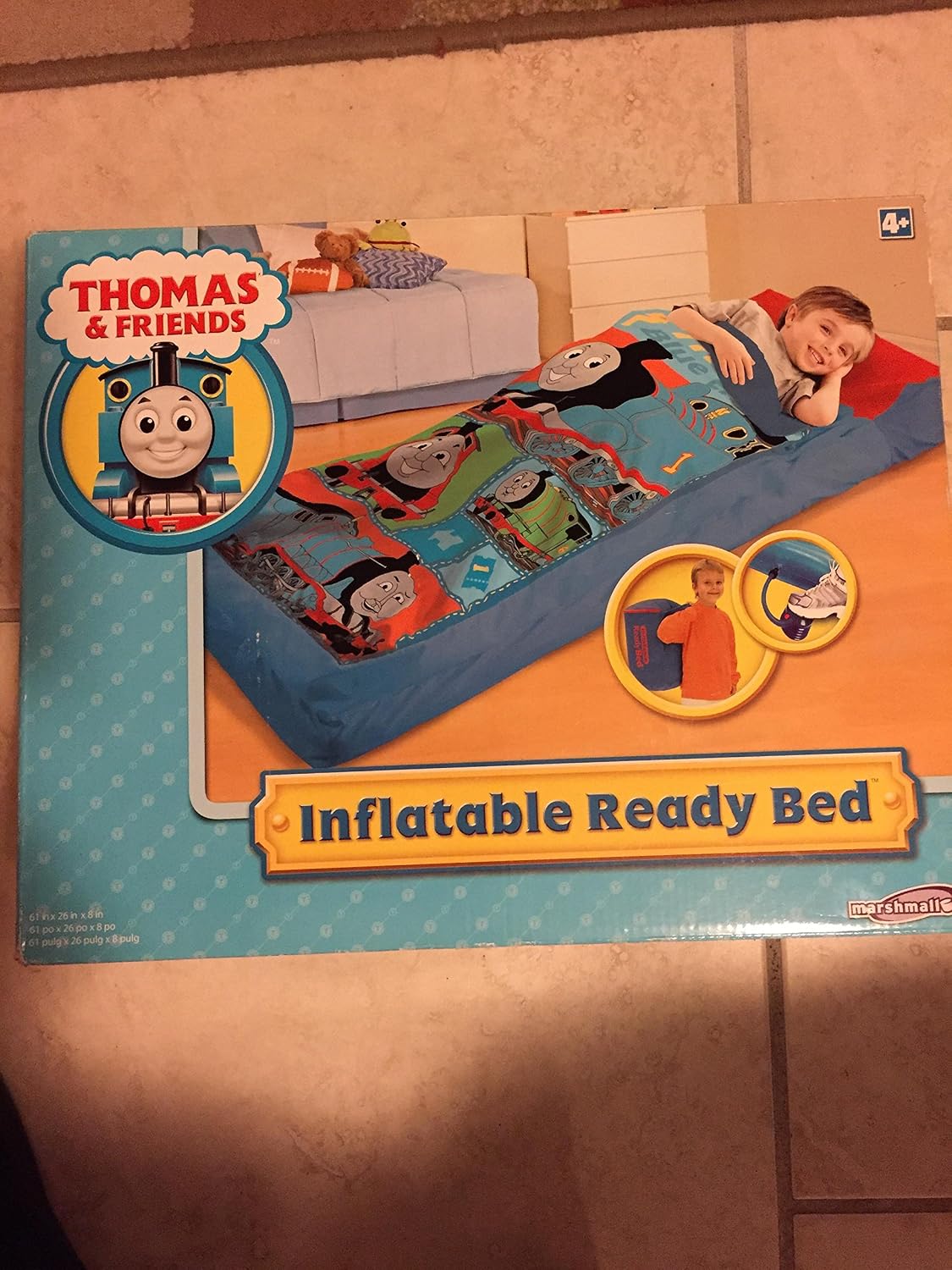 Amazon.com: Thomas & Friends Inflatable Ready Bed : Toys & Games