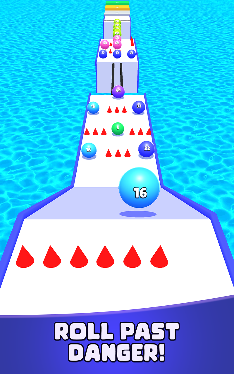 Merge Race 2048 - Run Puzzle Game: Ball Merge Rush 3D, Match Numbers ...
