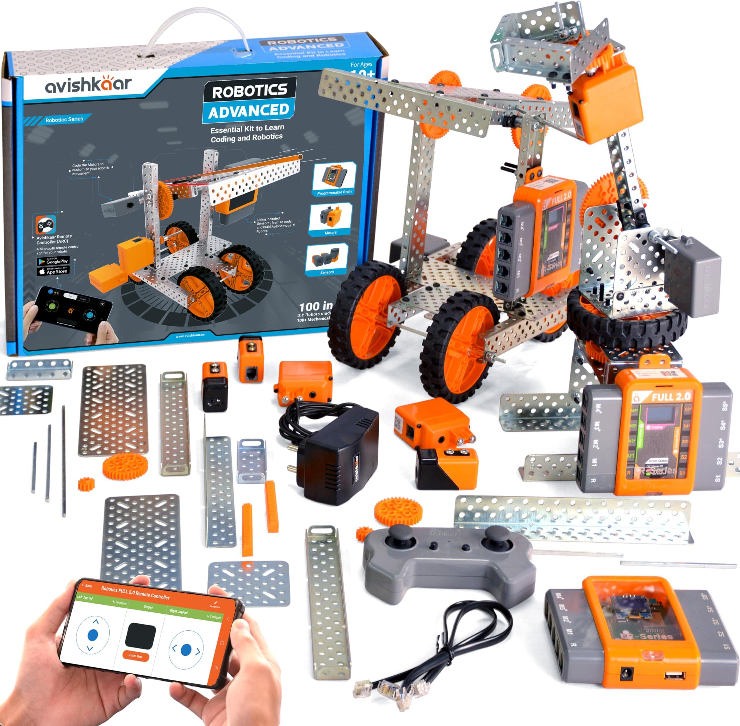 Buy Avishkaar Robotics Advanced Kit|150-In-1 Diy Stem Metal Kit ...