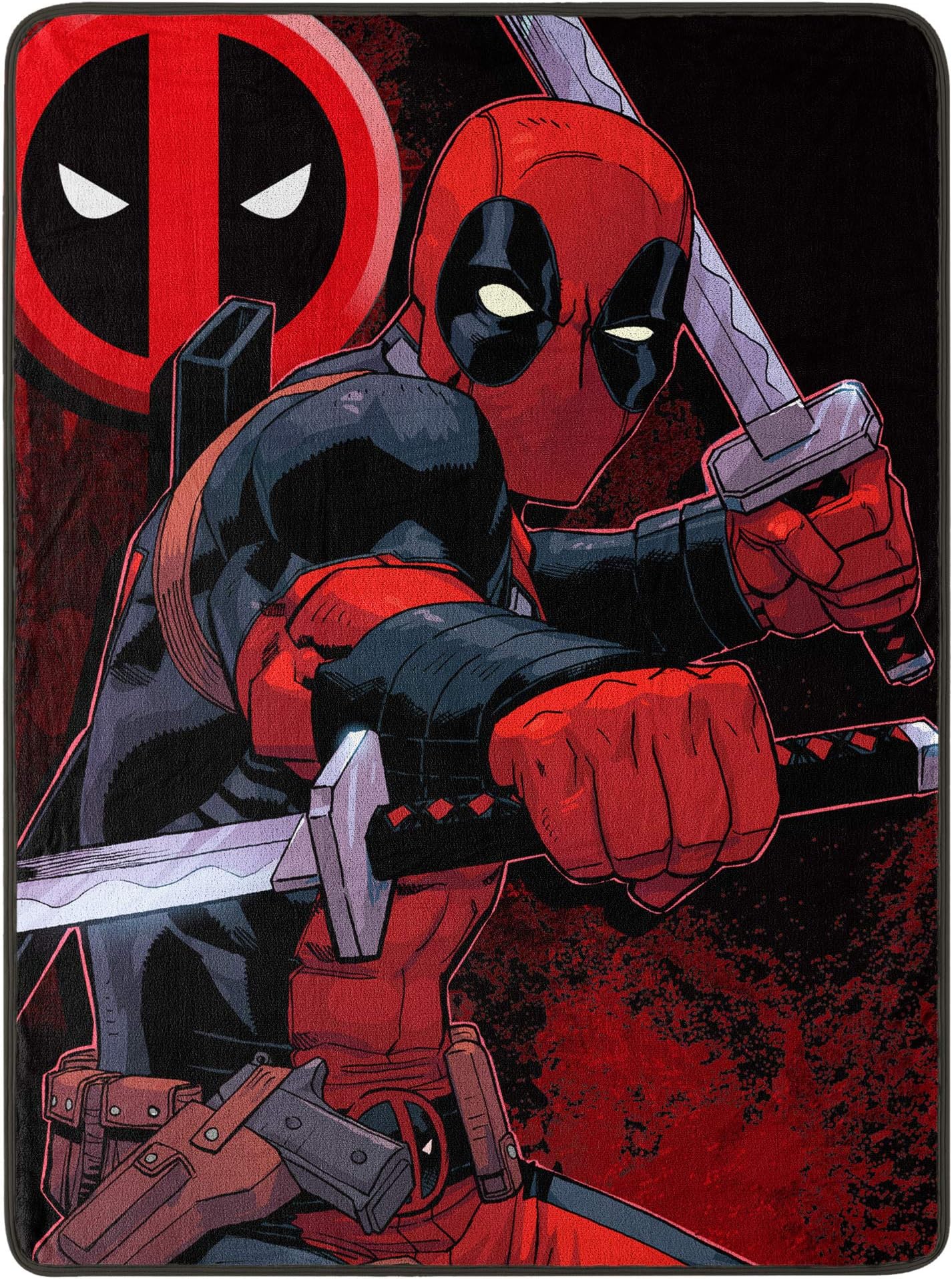 Amazon.com: Marvel Deadpool Throw Blanket, 45 x 60 - Comfy Soft ...