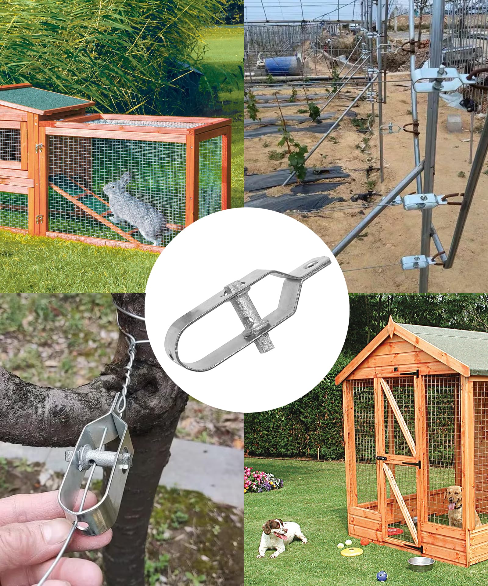 New Upgrade 10Pcs Electric Fence Wire Tightener,Heavy Duty Inline Wire ...