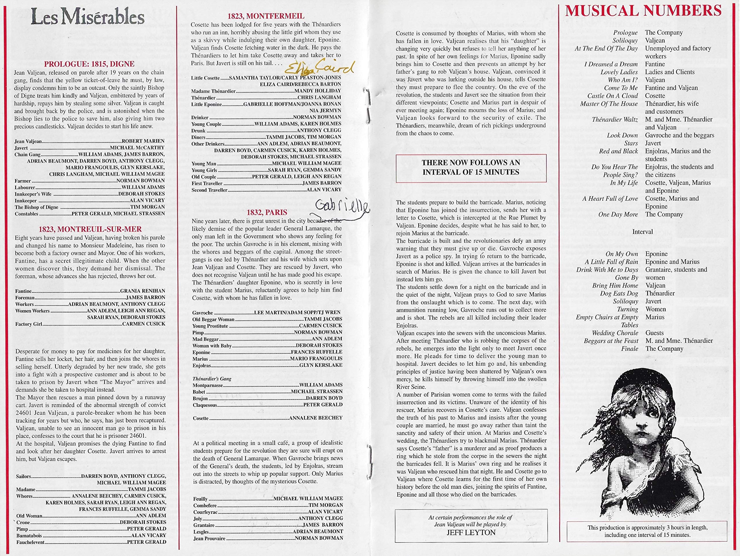 Frances Ruffelle Les Miserables Eponine