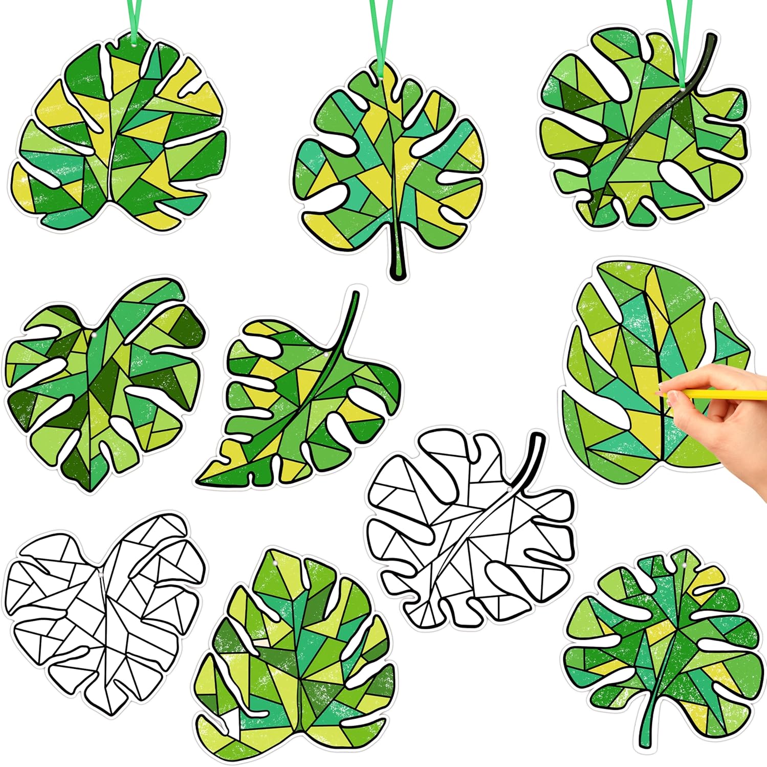 Amazon.com: BeYumi Palm Sunday Craft Kit - 83Pcs Color Your Own Palm ...