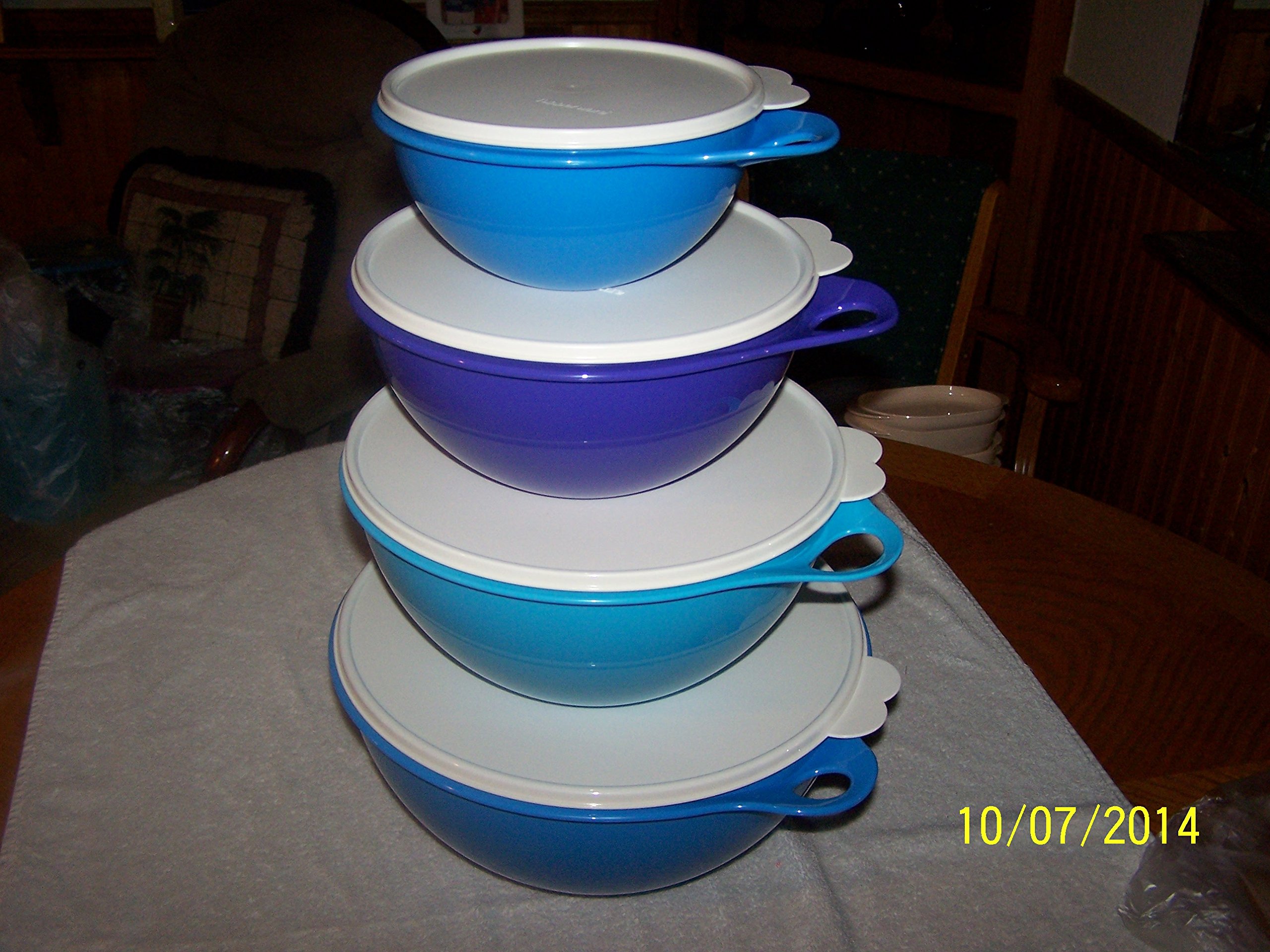 Buy Tupperware Thatsa Perfect 4 Prep Set Multi-Colors with White Seals ...