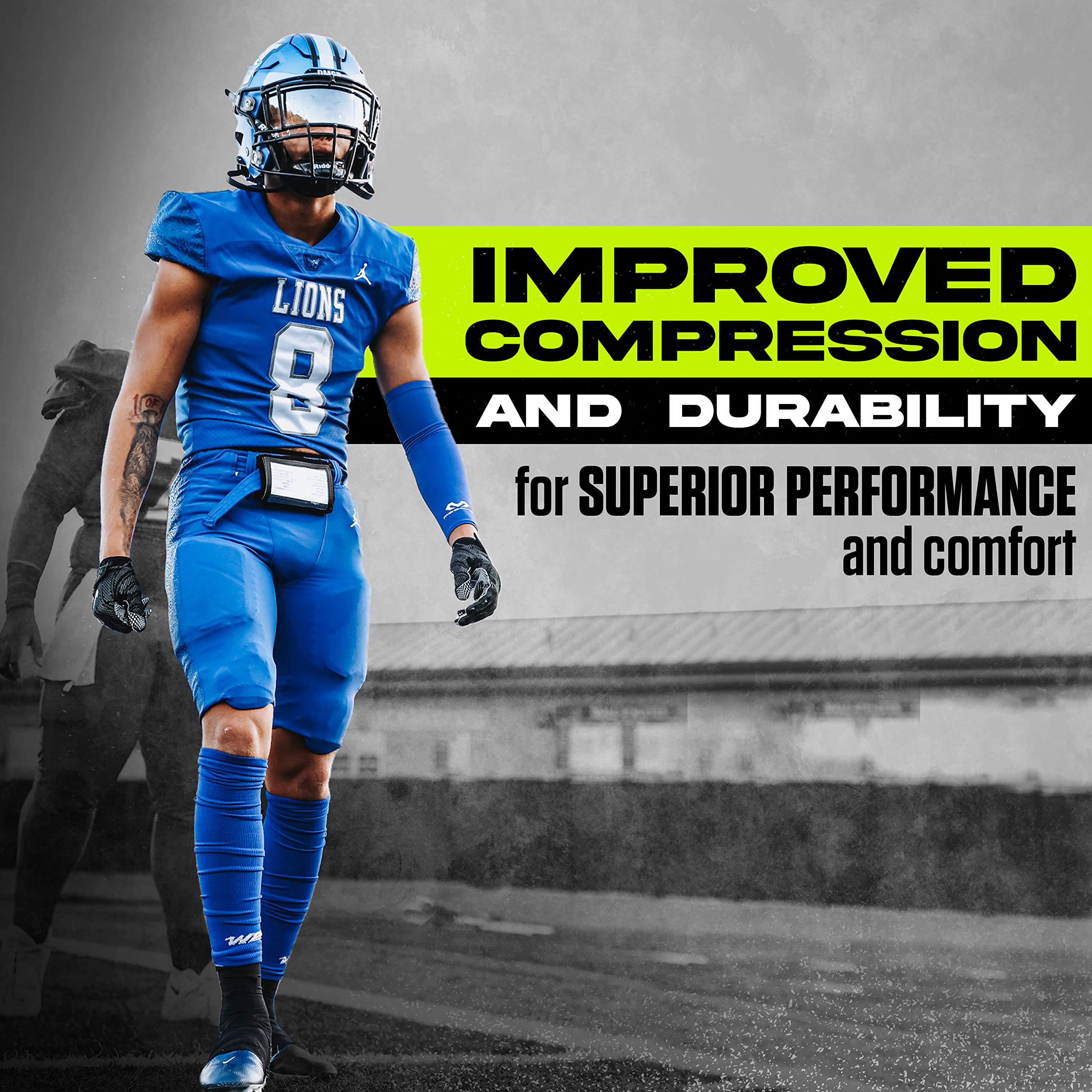 Snapklik.com : We Ball Sports Football Leg Sleeves Calf Compression For ...