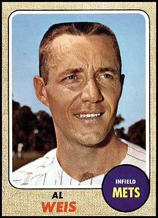 Amazon.com: 1968 Topps # 313 Al Weis New York Mets (Baseball Card) NM ...