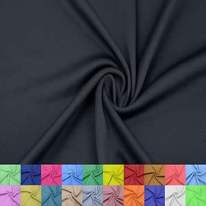 Amazon.com: Texco Inc 60" Wide Solid Interlock Lining 100% Polyester ...