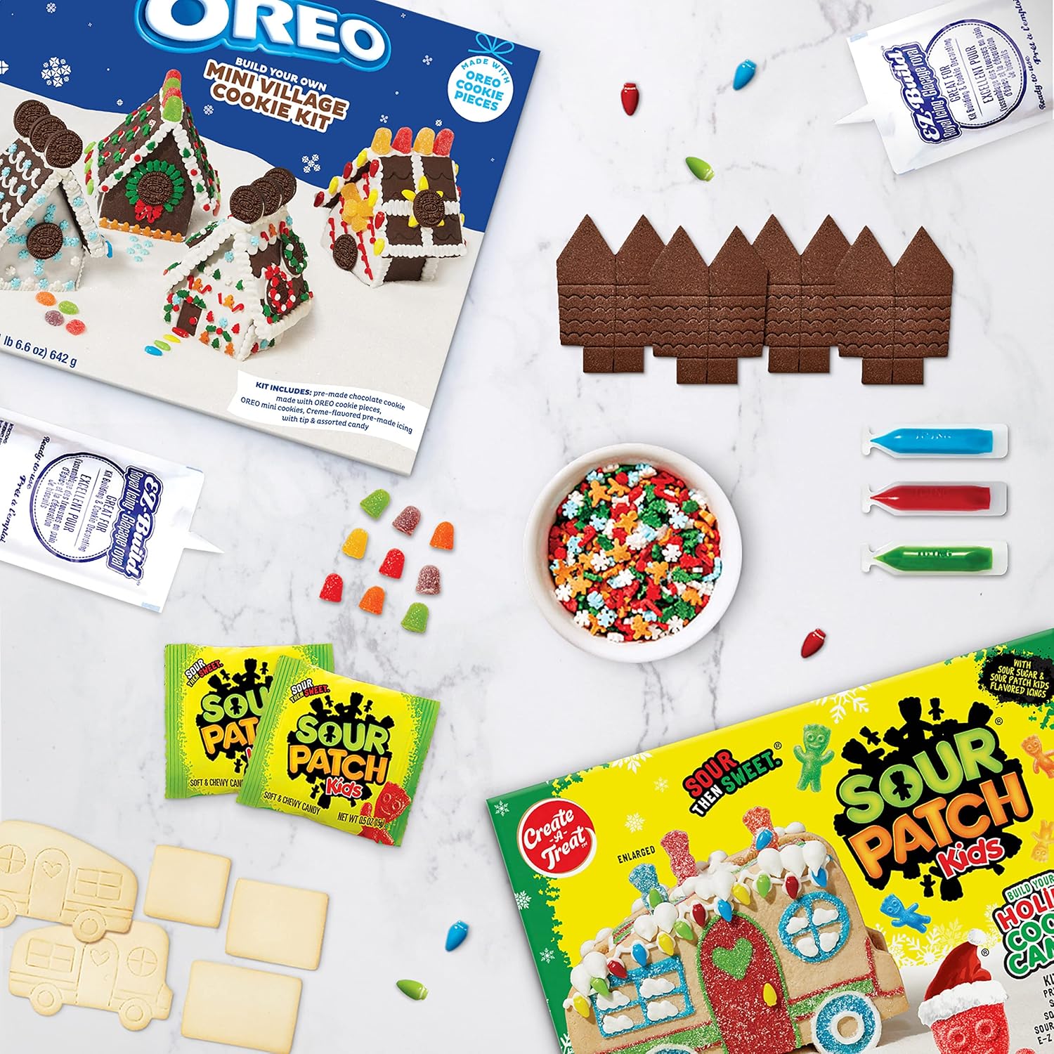 Buy NABISCO Variety Pack Create-A-Treat Holiday Cookie Decorating Kit ...