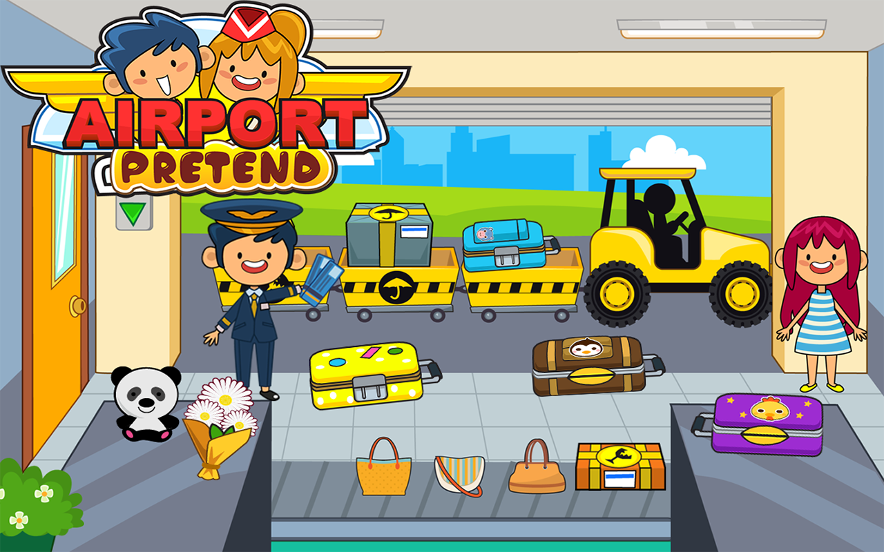 My Pretend Airport - Kids Travel Town & International Airport City ...
