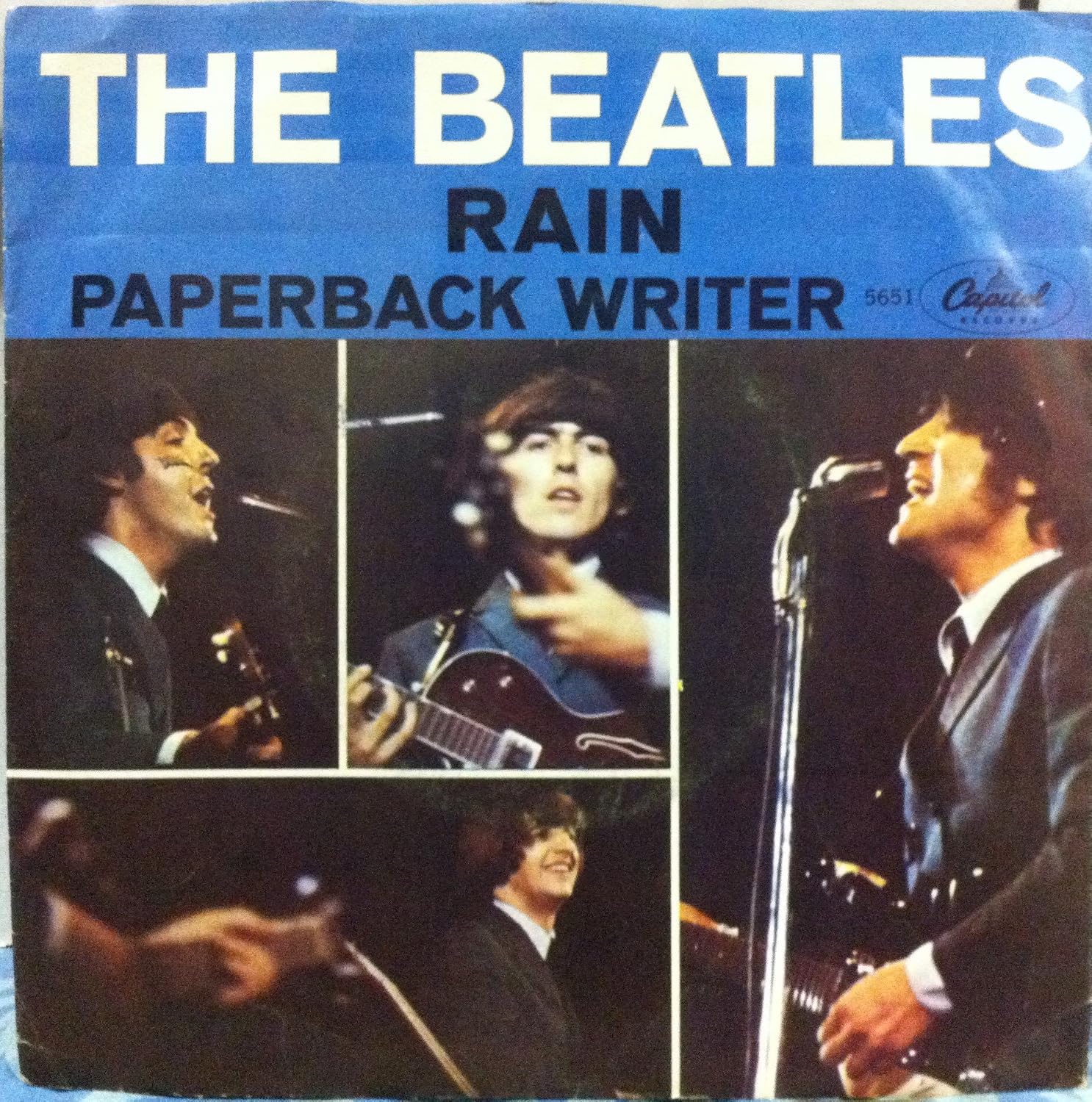The Beatles - Paperback Writer / Rain with Picture Sleeve - Amazon.com ...