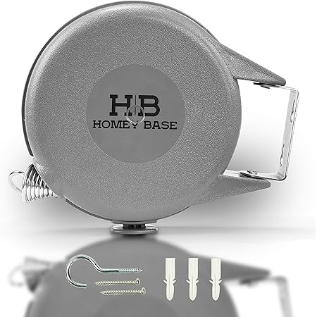 Amazon.com: Retractable Clothesline Outdoor Drying Line | Indoor and ...