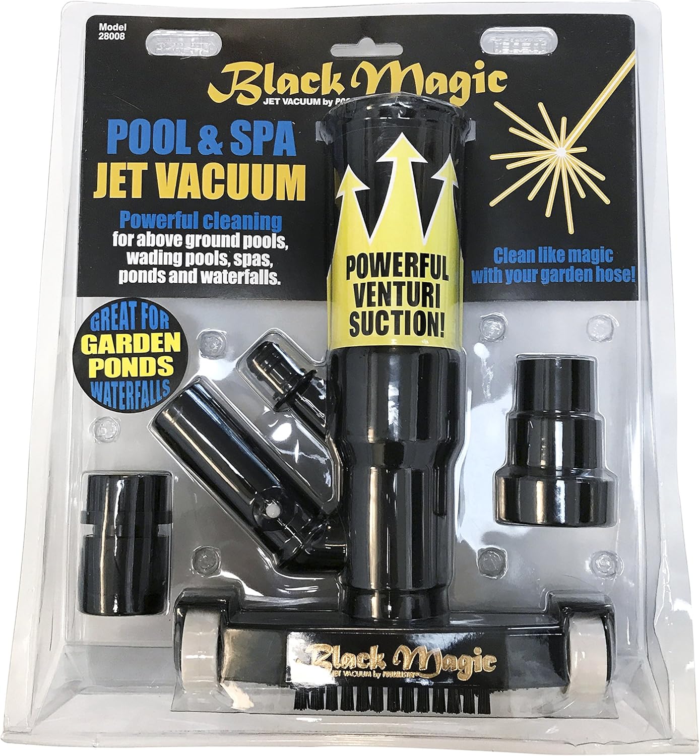 Amazon.com : Poolmaster 28008 Black Magic Jet Spa and Swimming Pool Vacuum, Premier : Swimming ...