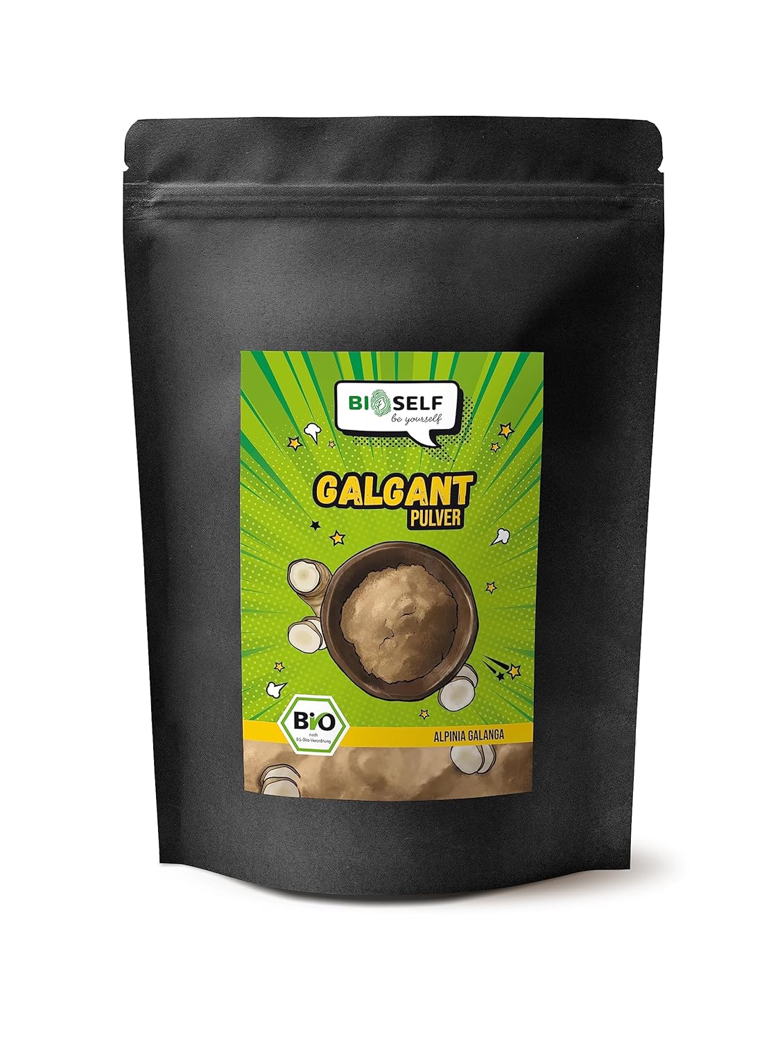 Bioself BIO-Galgant Pulver (500 gr), Galgant-Gewürz gemahlen, (Alpinia ...