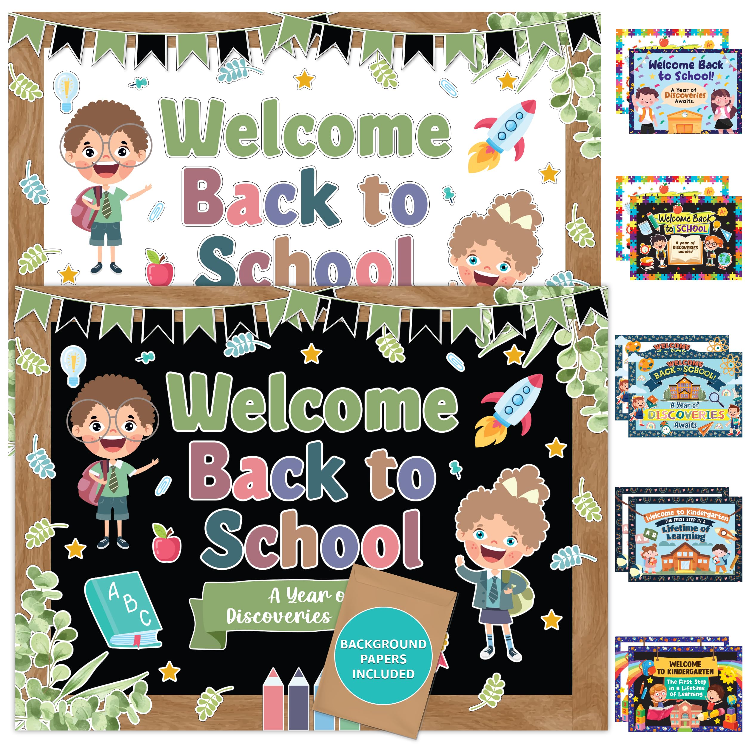 Buy 99 Pcs Welcome Bulletin Board Set, Back to School Bulletin Board ...