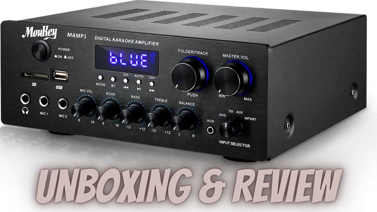 Watch Moukey Bluetooth Power Amplifier System - Review & Unboxing on ...