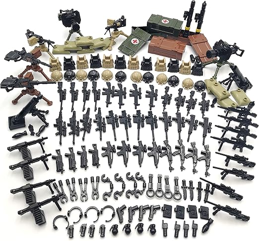 Amazon.com: ZHX Weapon Pack Military Weapon Accessories Army Guns ...