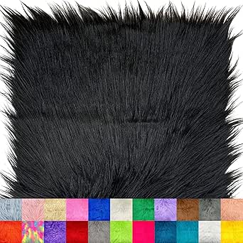 Amazon.com: Ice Fabrics Faux Fur Fabric Squares - 30x30 Inches Pre-Cut ...