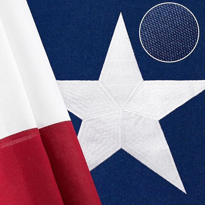 Amazon.com : Texas Flag 3x5 Ft Ultra Durable TearProof for Outside ...