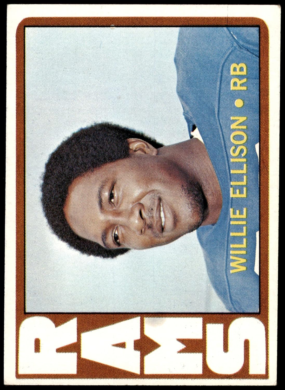 Amazon.com: 1972 Topps # 62 Willie Ellison Los Angeles Rams (Football ...