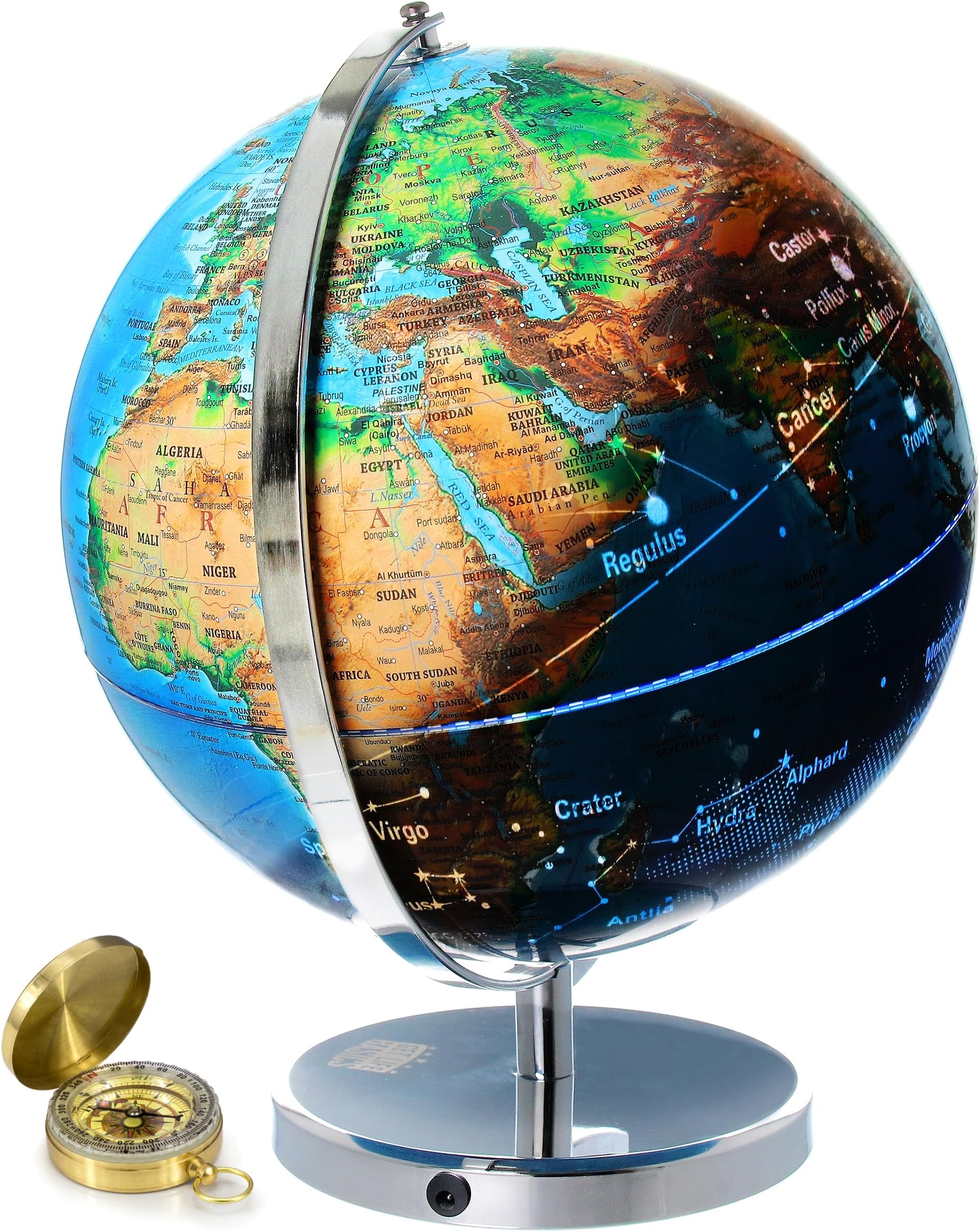 Amazon.com: EISCO Celestial Star Globe - 12" Globe Diameter - 17.5 ...