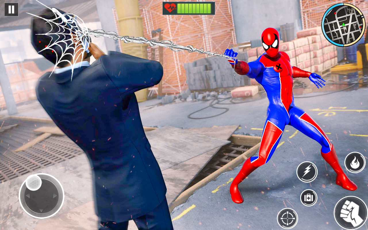 Spider Hero Fighter Game | Flying Spider Rope Hero Game | Spiderhero ...